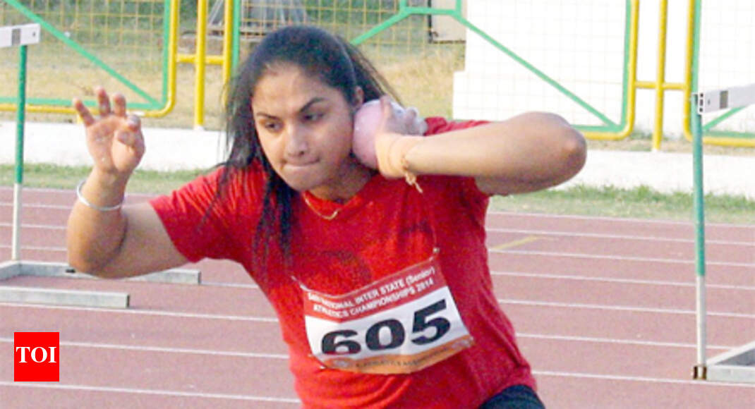 Manpreet Kaur: Shot putter Manpreet wins gold at Asian Grand Prix ...