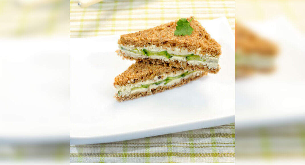 Cheese Cucumber Sandwich Recipe: How to Make Cheese Cucumber Sandwich ...