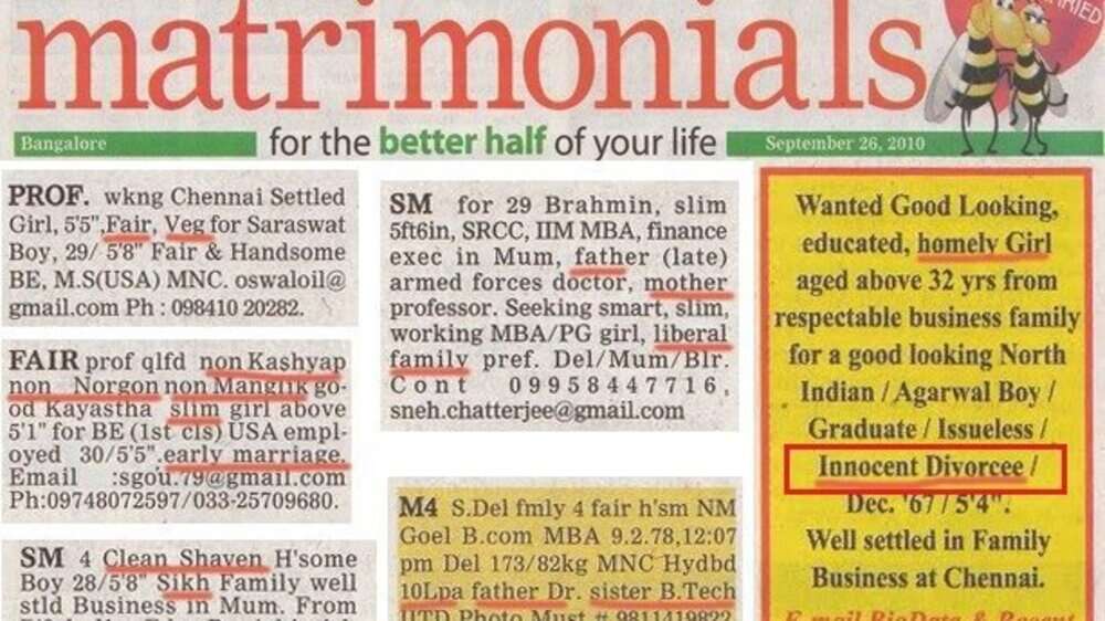 10 matrimonial ads that will make you laugh hysterically | The Times of ...