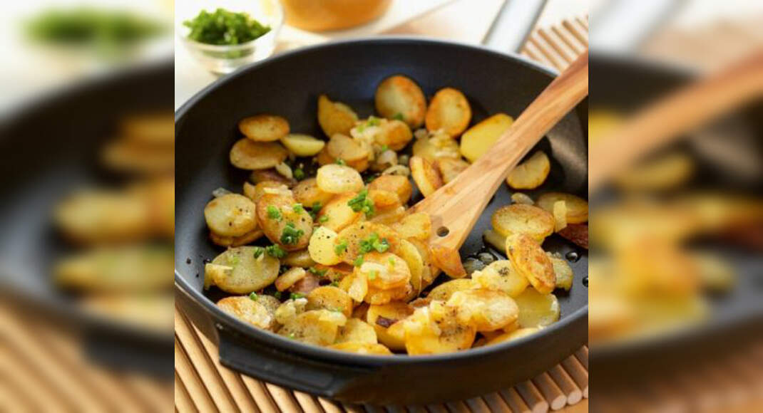 Fried Potato Recipe: How to Make Fried Potato Recipe | Homemade Fried ...
