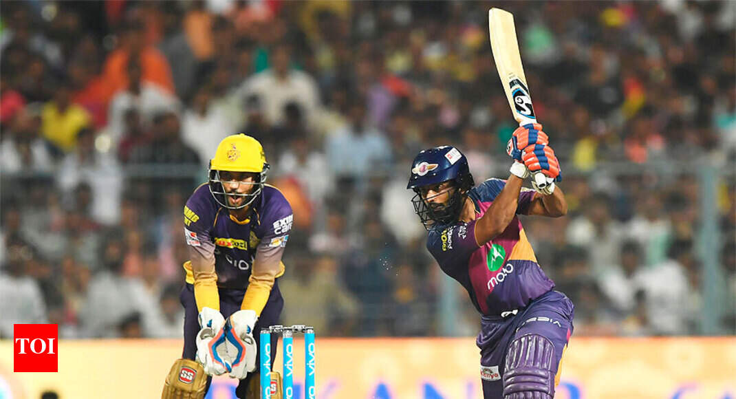 IPL: KKR v RPS, IPL 2017: Rahul Tripathi helps Pune catch up with ...