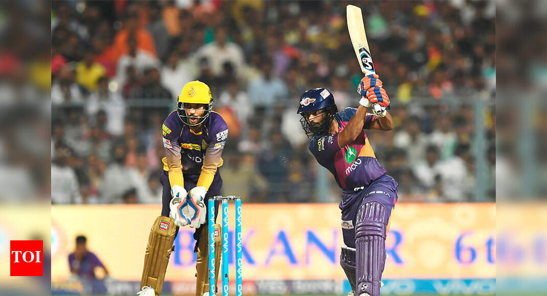 IPL: KKR v RPS, IPL 2017: Rahul Tripathi helps Pune catch up with ...