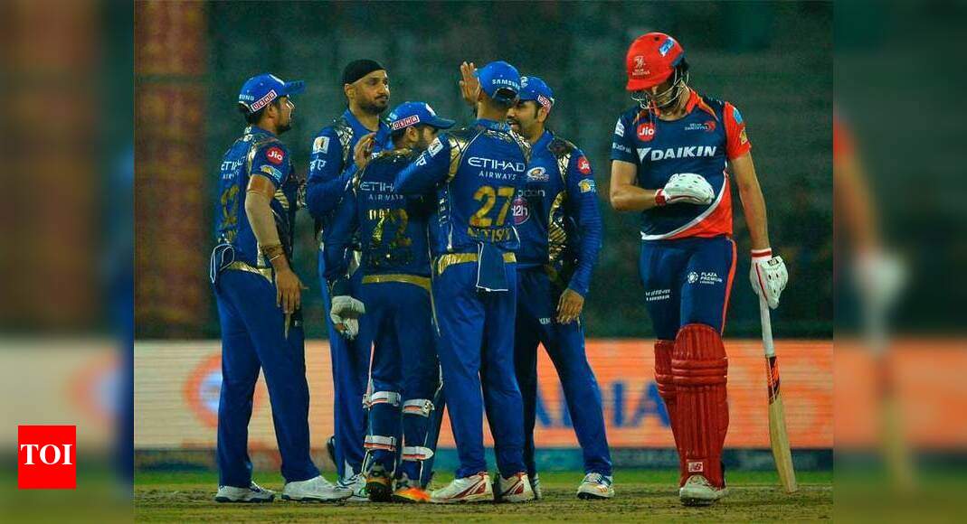 DD Vs MI: IPL 2017: Mumbai Indians hammer Delhi Daredevils by record ...