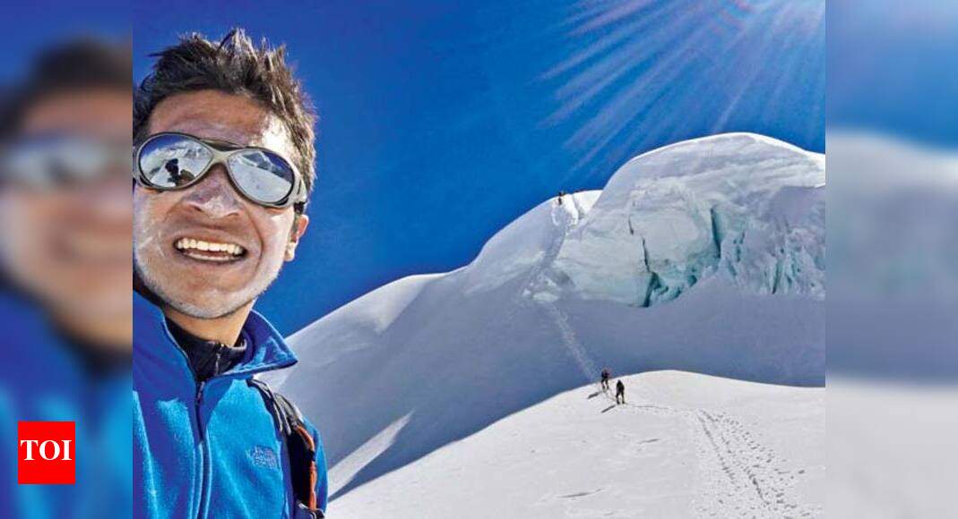 Arjun Vajpai: Noida mountaineer Arjun Vajpai’s acrobatic yoga at 5,500m ...