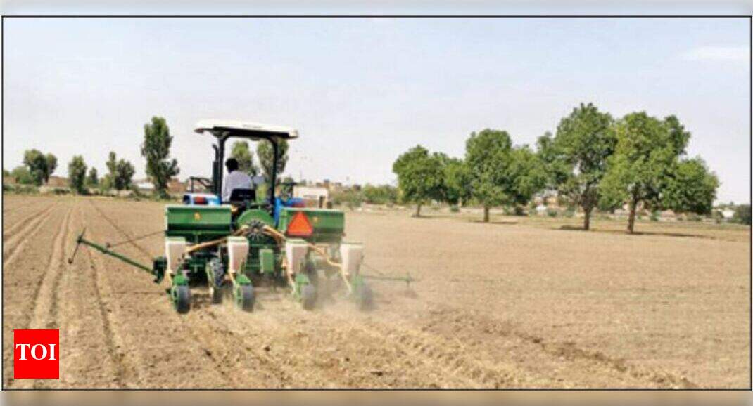 Mechanised cotton sowing catches on | Chandigarh News - Times of India