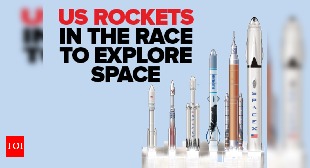 Infographic: The rockets giving thrust to US space race - Times of India