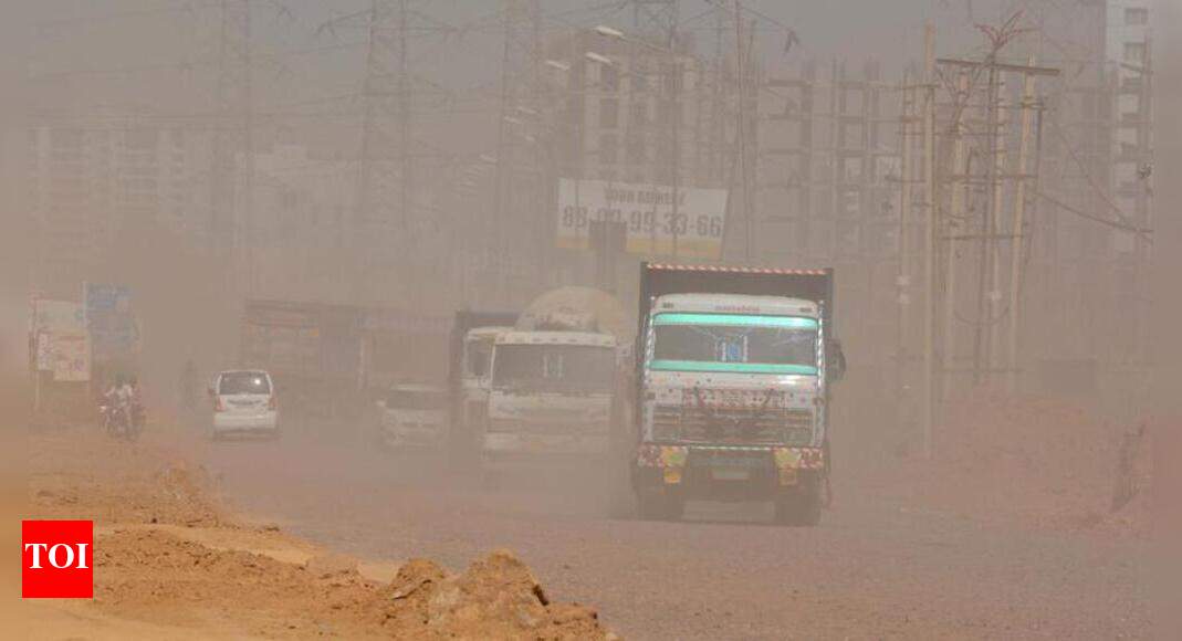 Dust storms raise pollution levels in Gurugram | Gurgaon News - Times ...