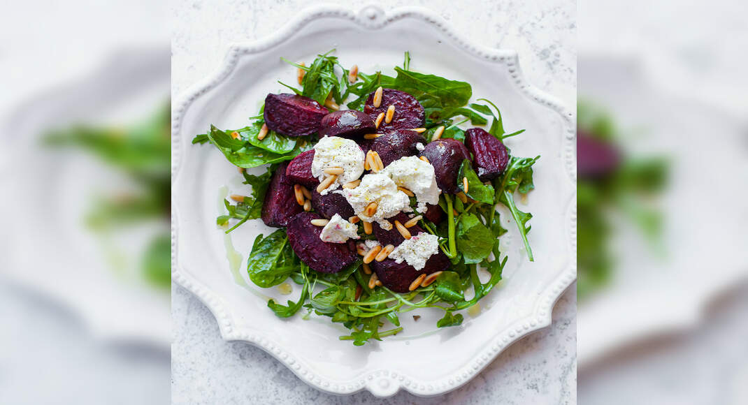 Baby Beetroots, Feta and Rocket Salad Recipe: How to Make Baby ...