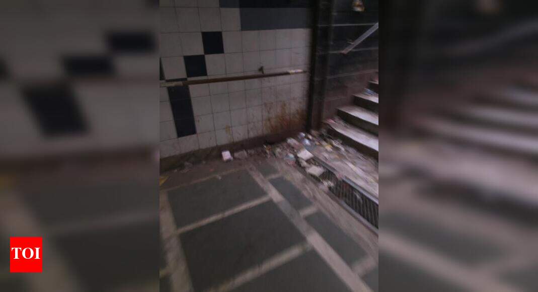 Subway garbage - Times of India