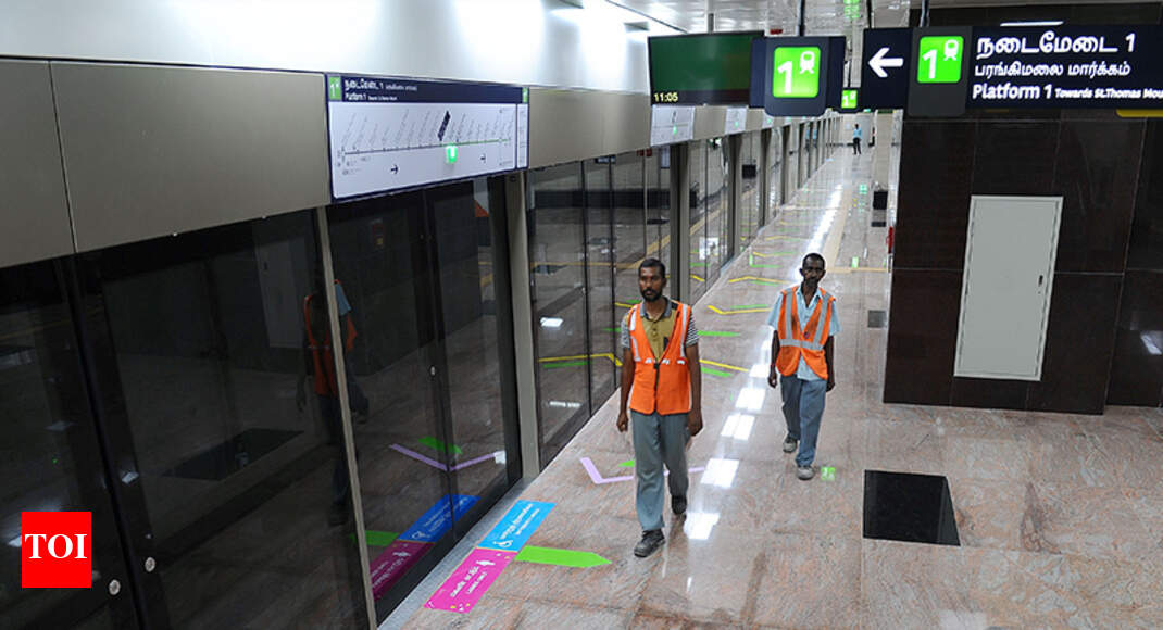 Chennai Metro Rail: First Chennai underground metro line inaugurated ...
