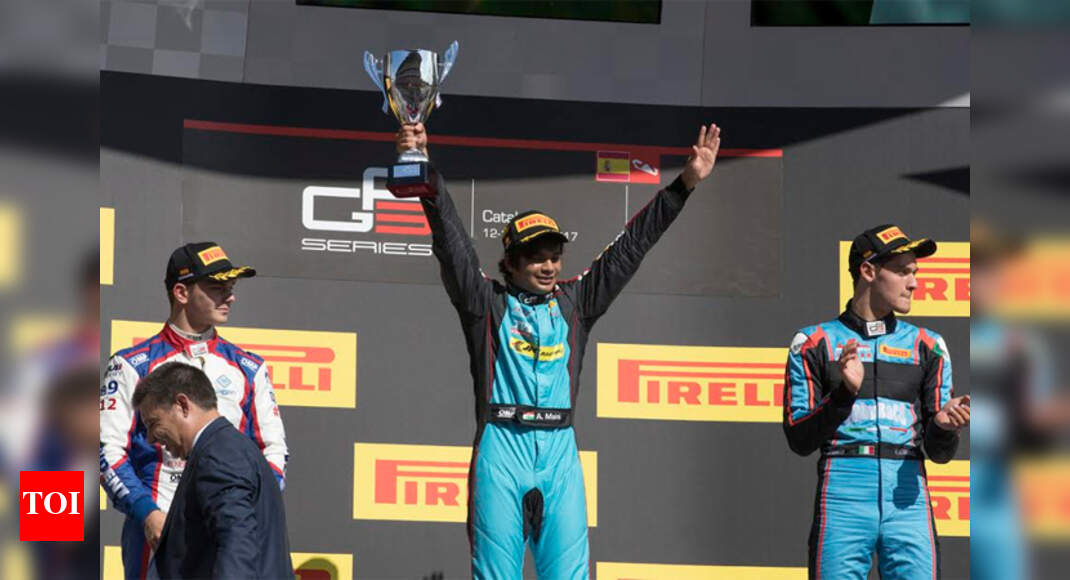 Arjun Maini becomes first Indian driver to win a GP3 race | Racing News ...