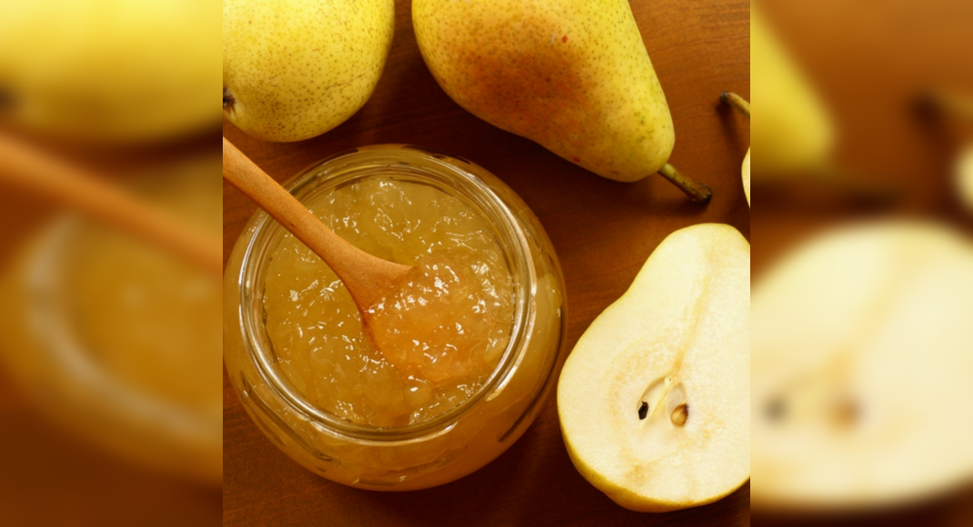 Pear Jam Recipe: How to Make Pear Jam Recipe | Homemade Pear Jam Recipe