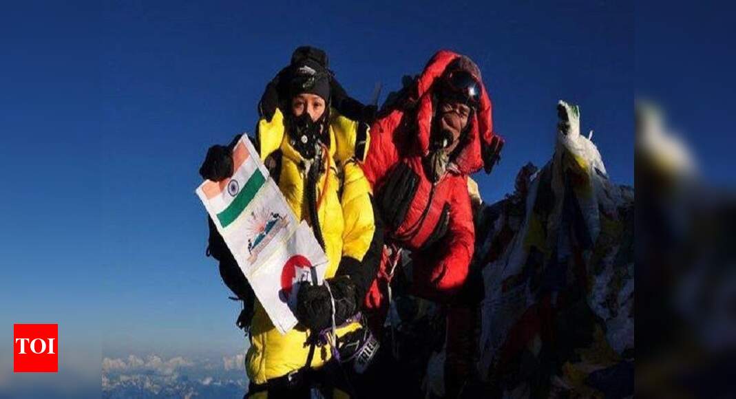 Anshu Jamsenpa Indian Woman Tops Mount Everest Twice In Week Breaks