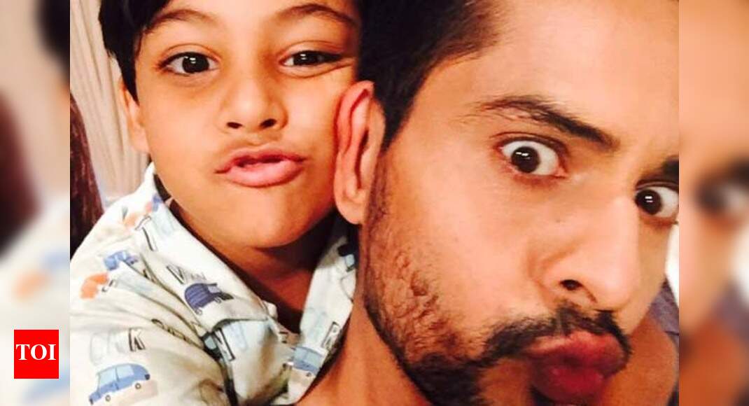 Shardul Pandit shares a close bond with his on-screen son - Times of India