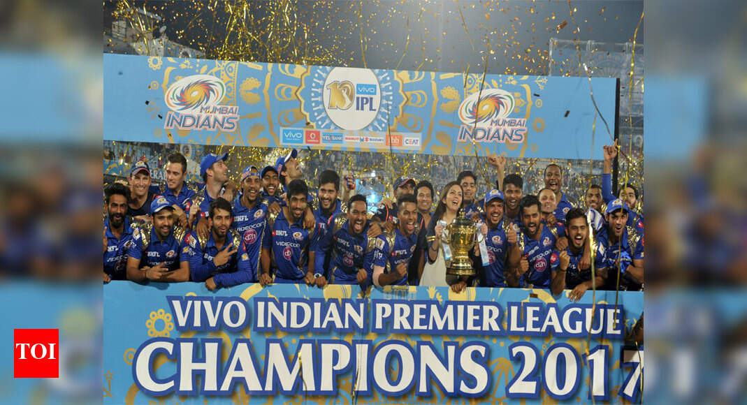 IPL Final 2017: Mumbai beat Pune by one run to claim their third IPL ...