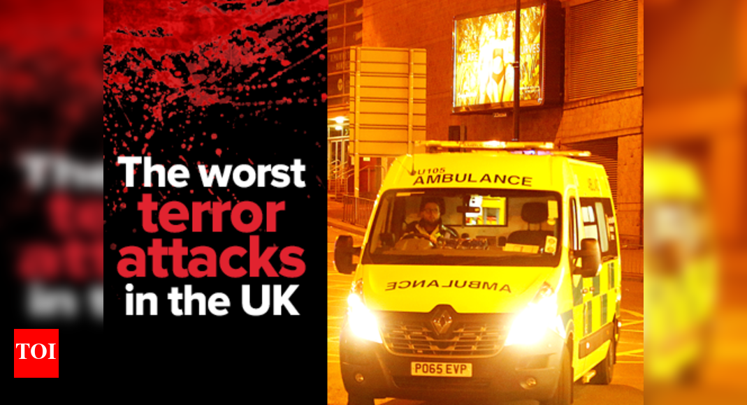 Infographic: Major terror attacks in UK - Times of India