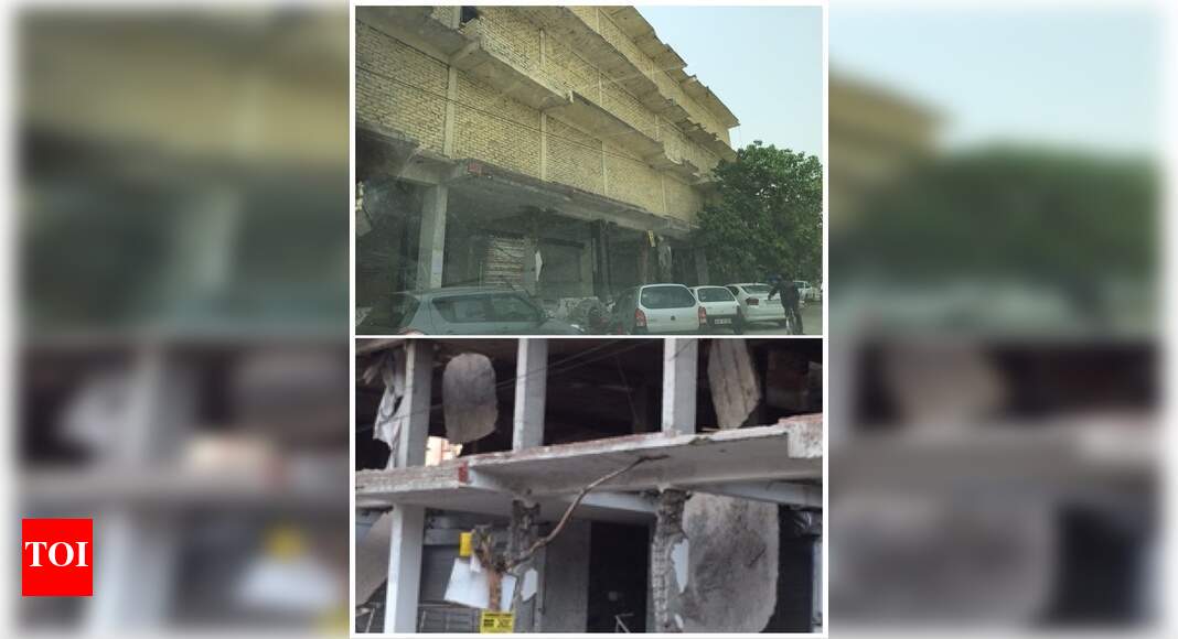 Demolished building: Then and now - Times of India