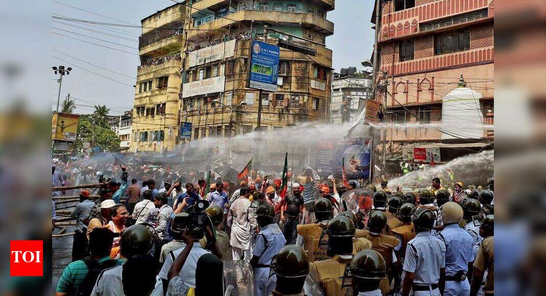 BJP Rally In Kolkata: BJP supporters clash with police in Kolkata ...