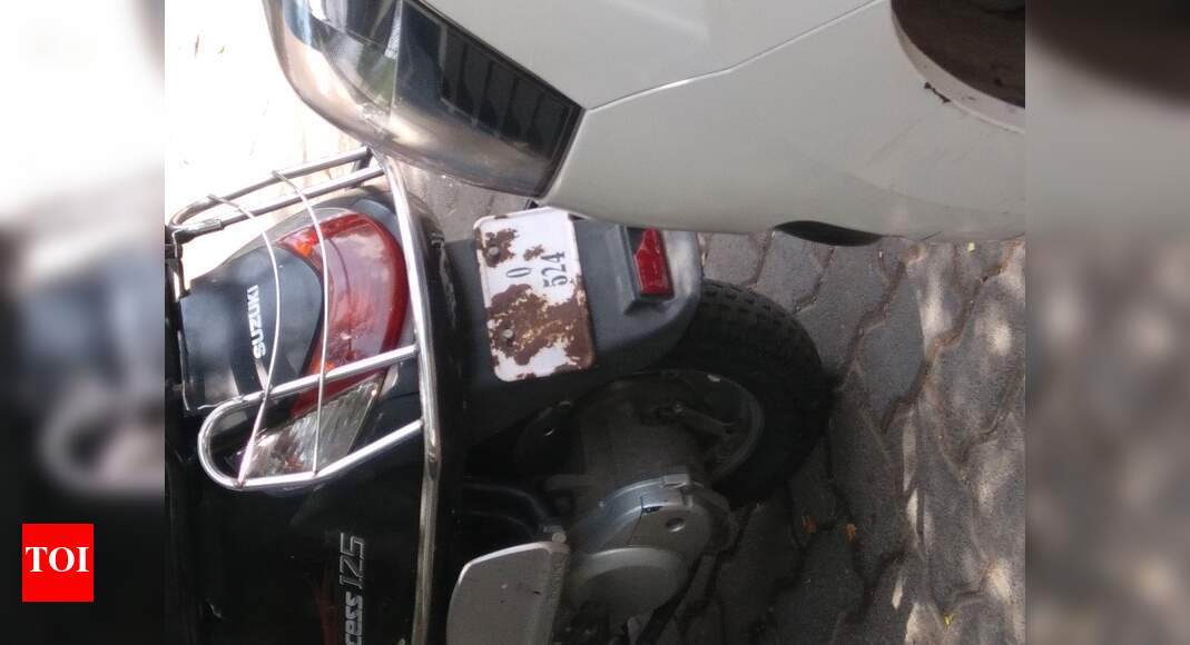 Rusty number plate - Times of India