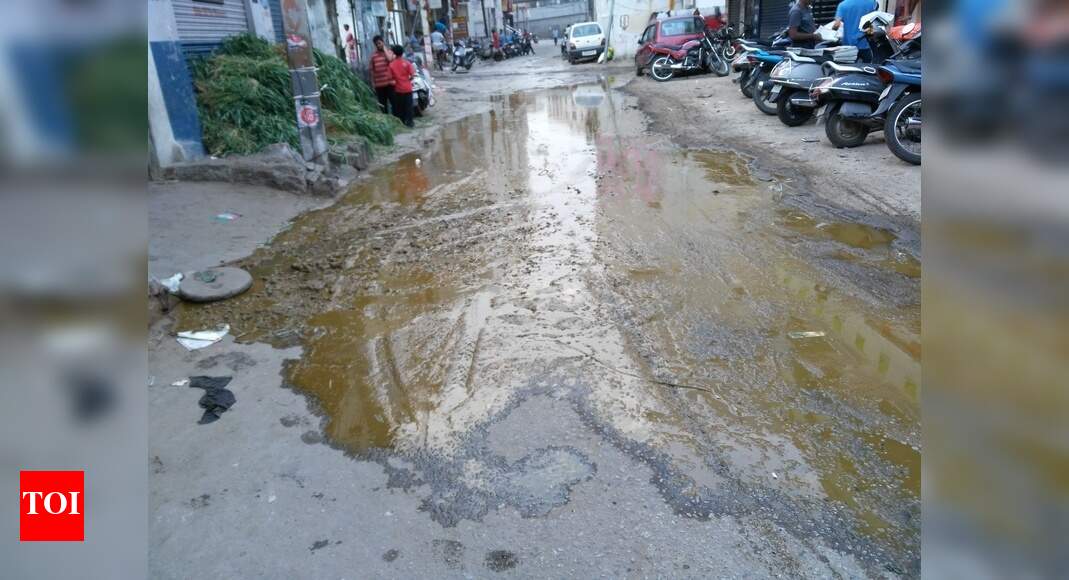 Drainage overflow - Times of India