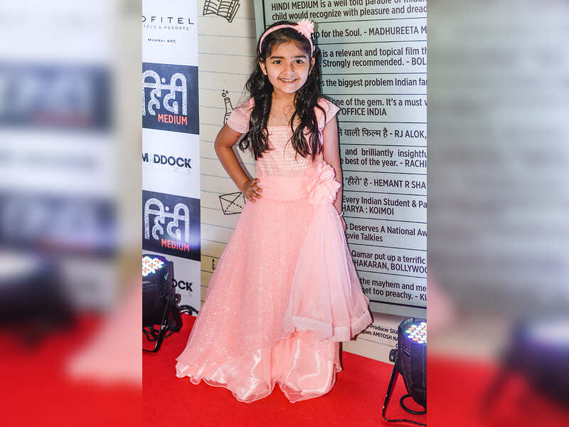 Child actor Dishita Sehgal attends the success party of Bollywood film ...