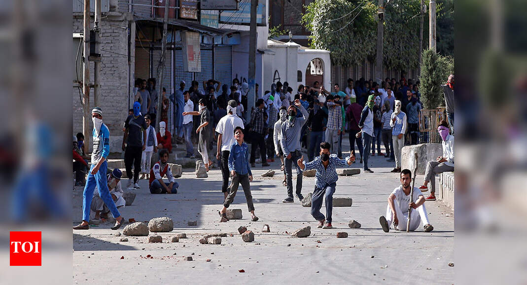 Curfew in Srinagar: Amid violent protests, tourist hurt in stone ...