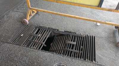 Storm water jali broken from last 15 days - Times of India