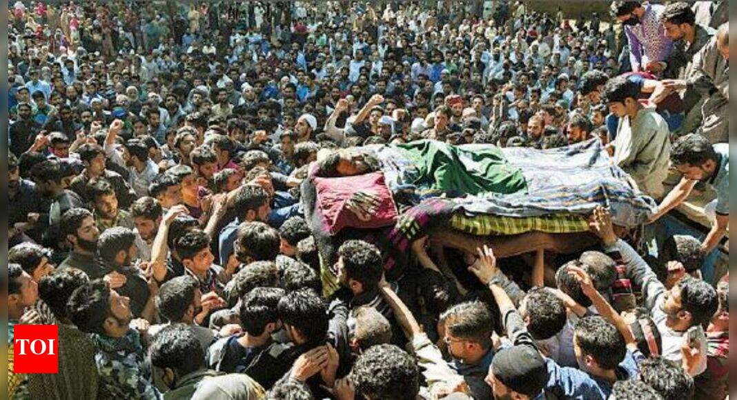 Kashmir News The Politics Of Funeral In Kashmir India News Times
