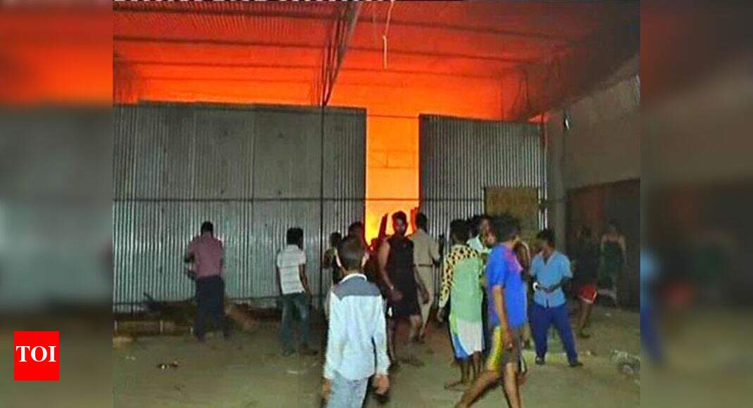 Fire engulfs timber depots in Indore | Indore News - Times of India