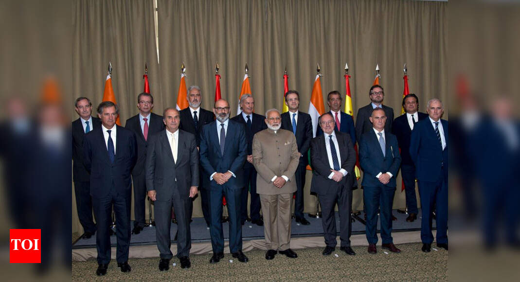 Narendra Modi: PM Modi meets Spanish CEOs; urges them to explore economic opportunities in India ...