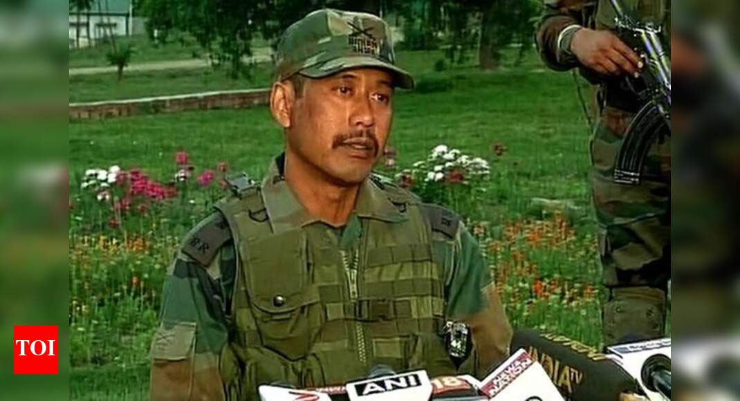 major gogoi - Times of India