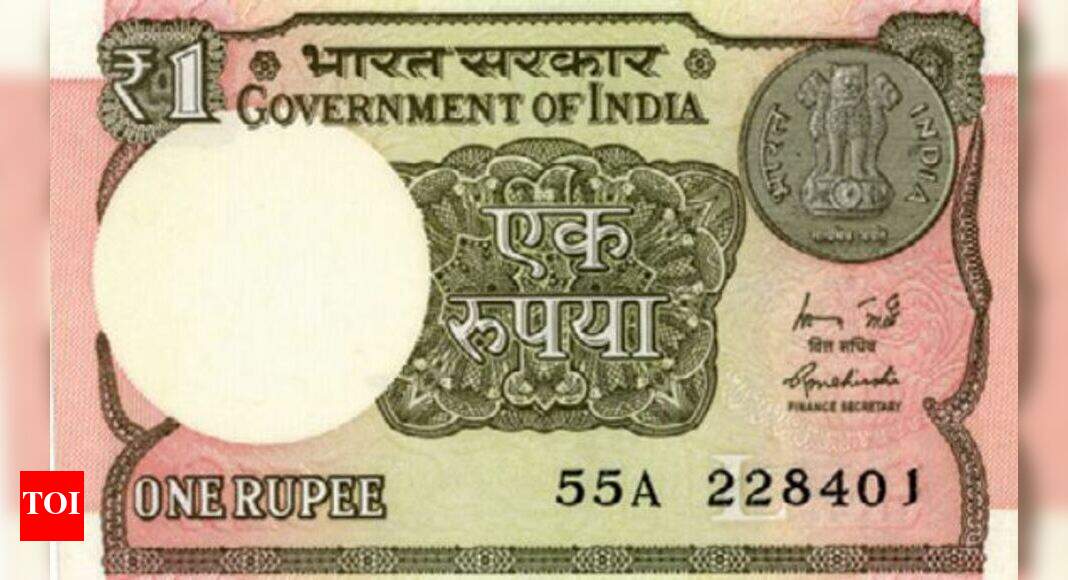 1 Rupee Note: Re-1 note back in business | Mumbai News - Times of India