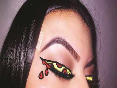 Sport your favourite dish on your eyes - Times of India