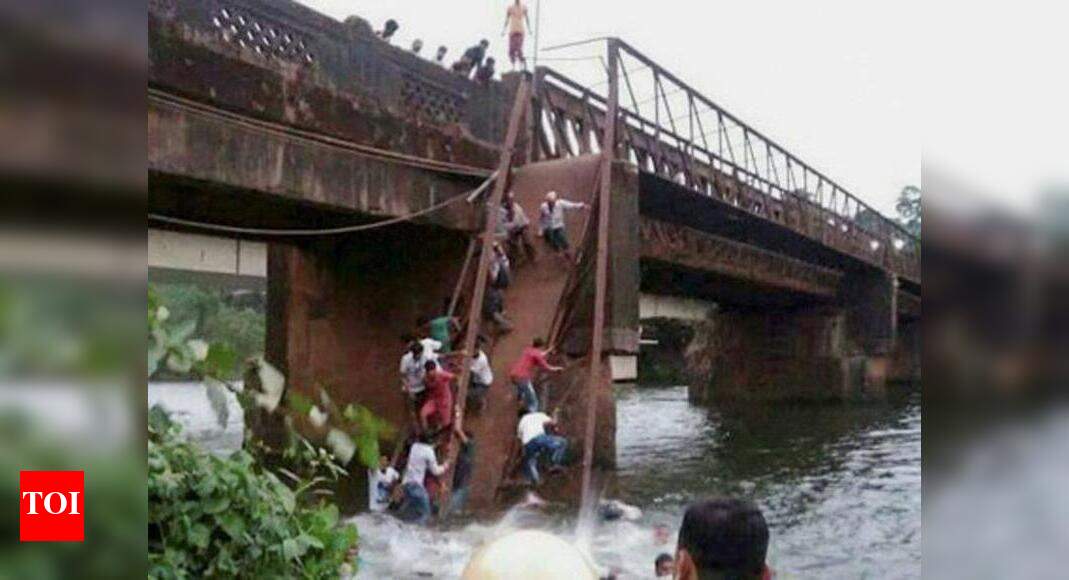 goa bridge collapse - Times of India