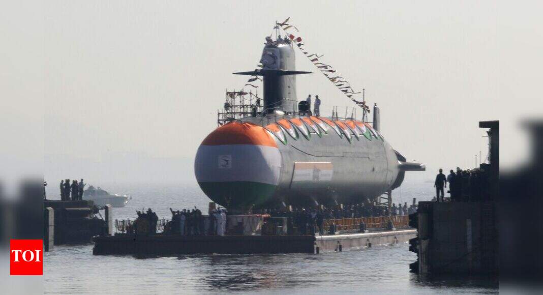 Second Scorpene submarine begins sea trial | India News - Times of India
