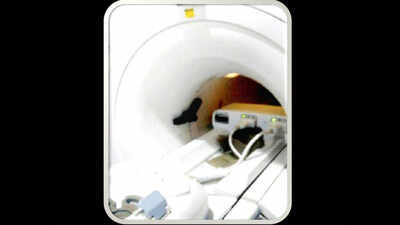 Gun of UP minister's guard gets stuck in Rs 5 crore MRI unit, ruins it ...