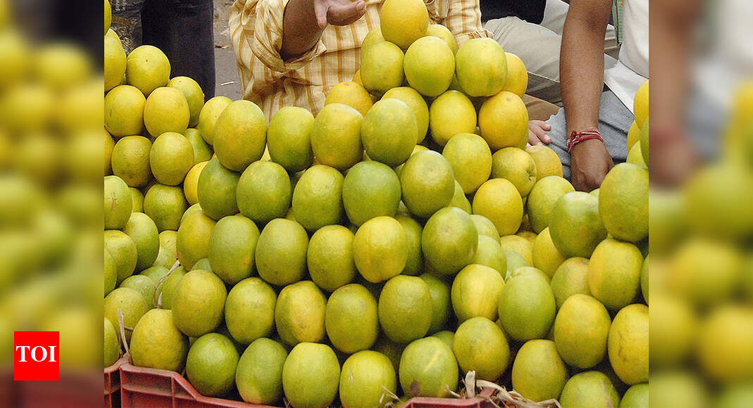 MNC procures 10 lakh kg mosambi from Vidarbha | Mumbai News - Times of ...