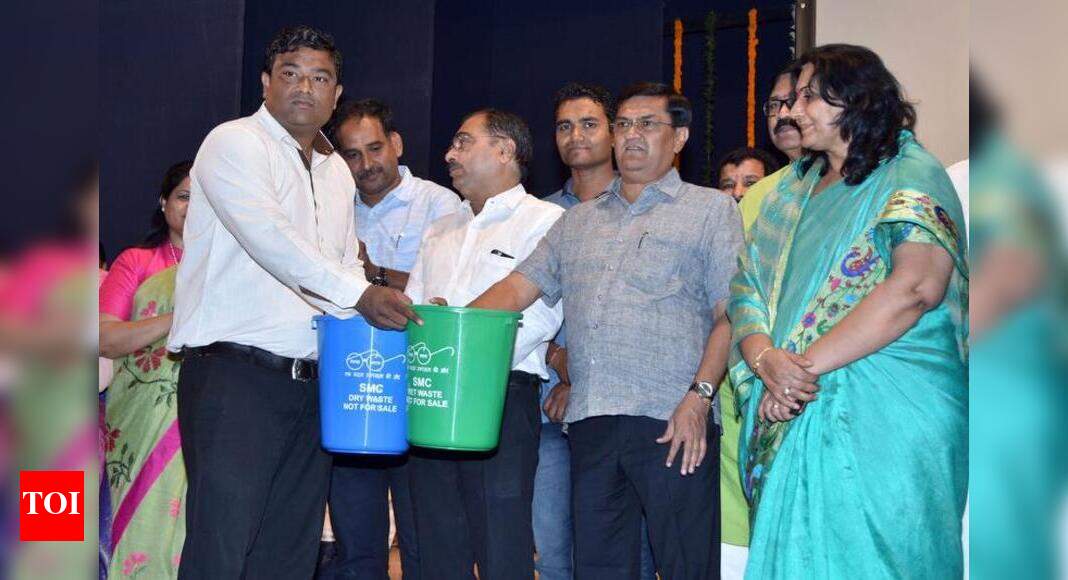 Surtis to get 2 bins for wet, dry garbage | Surat News - Times of India