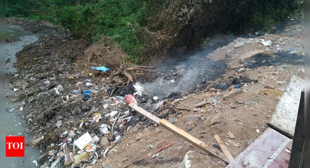 Incineration in public area - Times of India