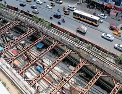 Metro zips through Saidapet-DMS line | Chennai News - Times of India