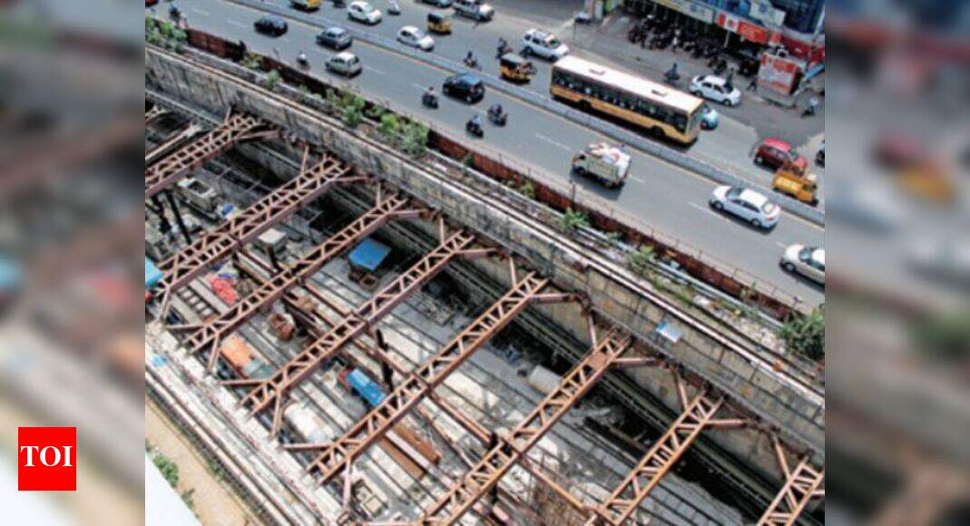 Metro zips through Saidapet-DMS line | Chennai News - Times of India