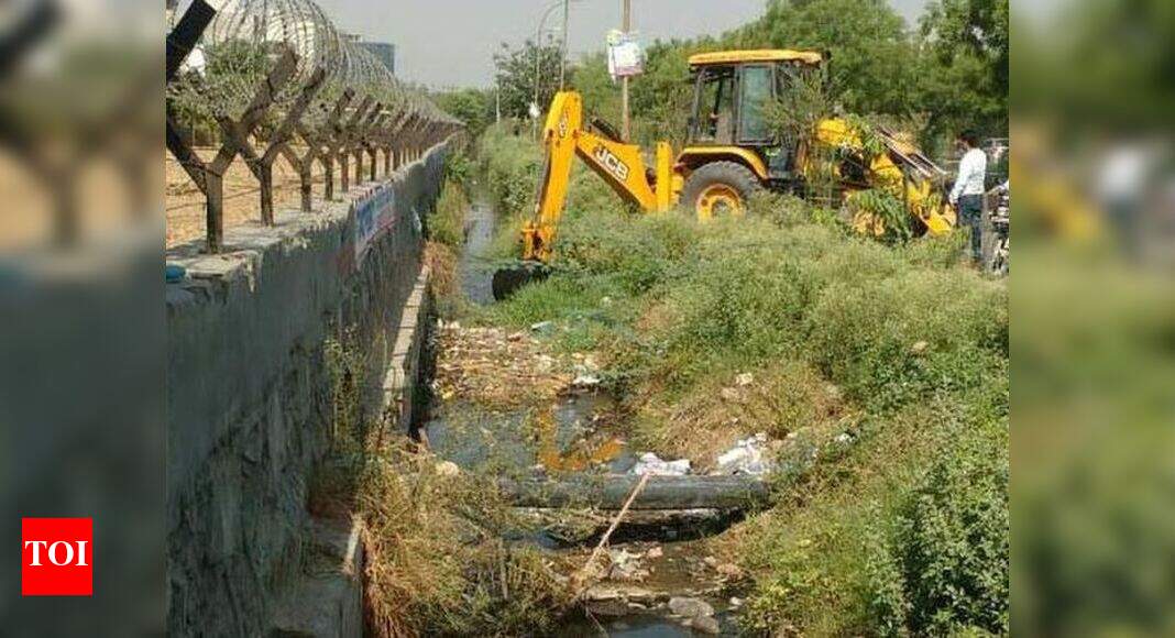 Clean drains before rains, Authority told | Noida News - Times of India