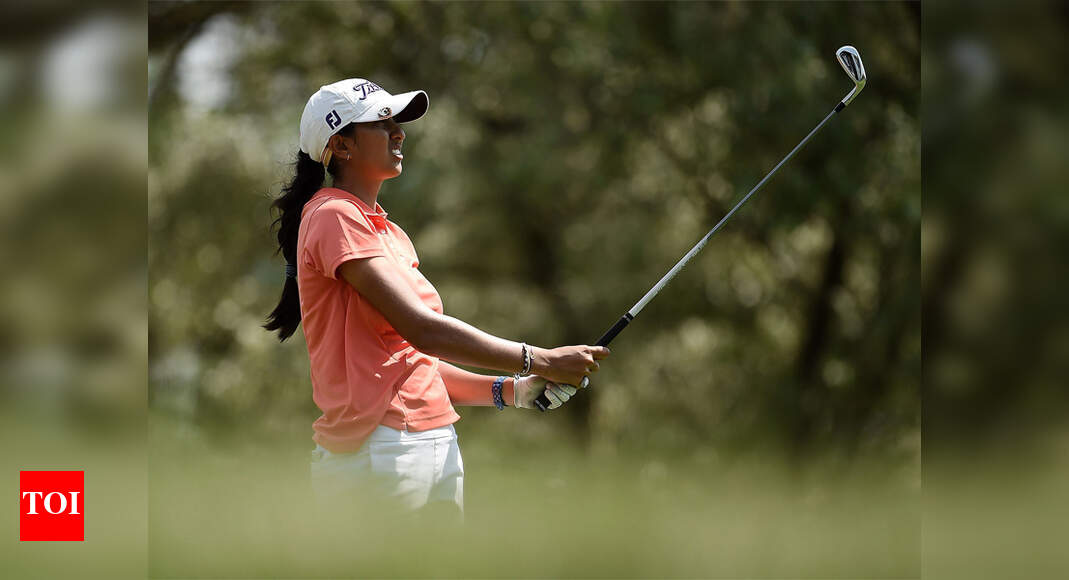Aditi Ashok opens with a round of 68, lies 25th | Golf News - Times of ...