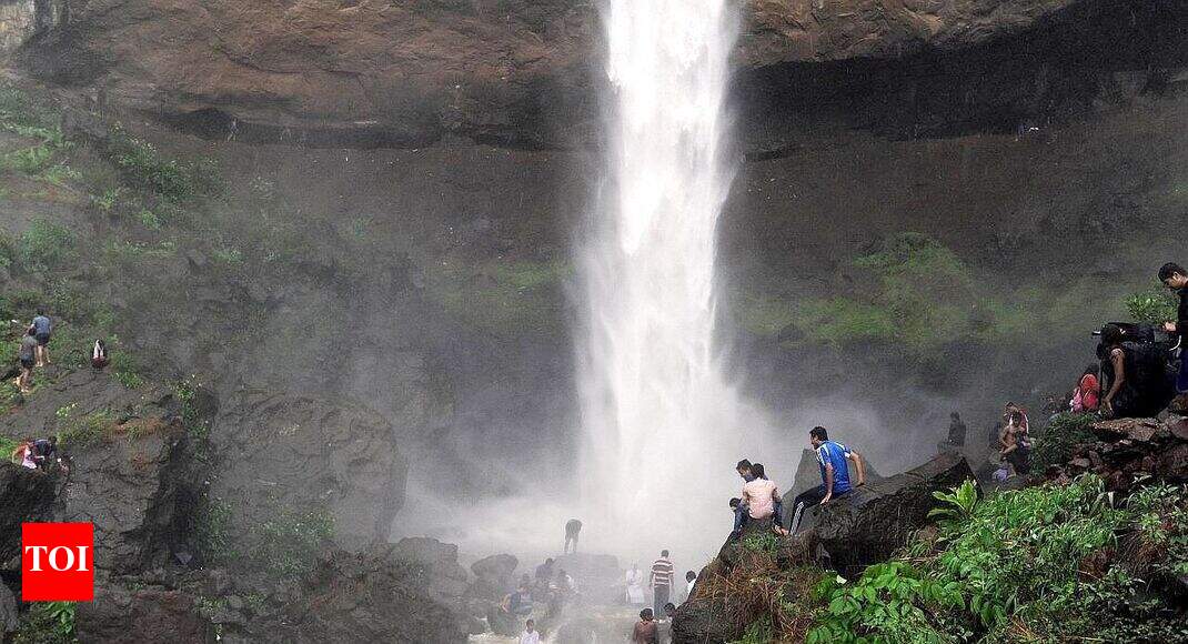 Pandavkada: Pandavkada falls shut for tourists | Navi Mumbai News ...