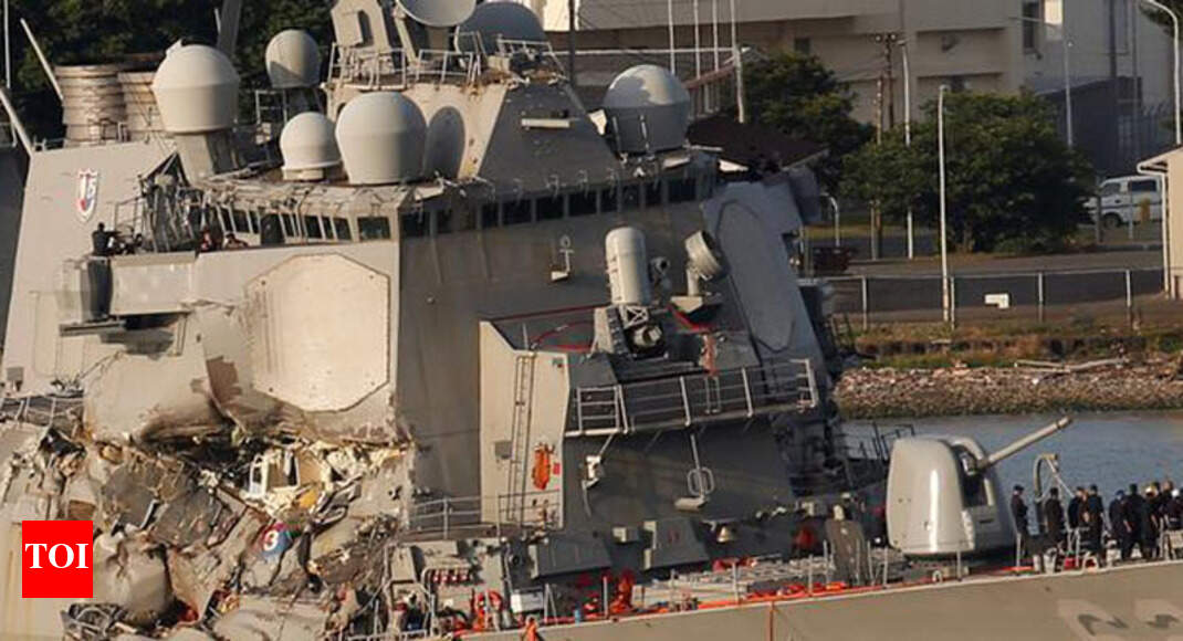 Bodies of missing US sailors found in flooded compartments of damaged ...