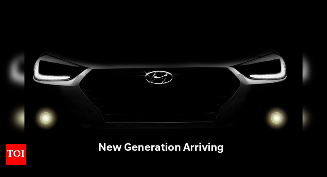 Hyundai Verna: Hyundai's teaser for new Verna puts grille front and ...