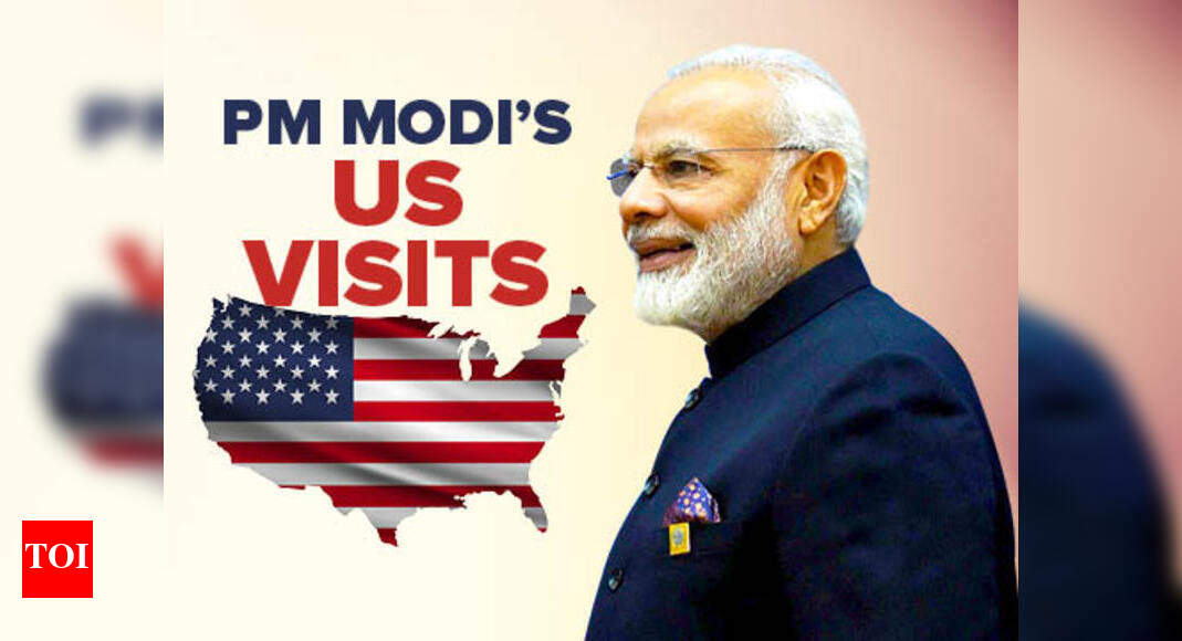 Infographic: US is PM Modi’s most visited country - Times of India