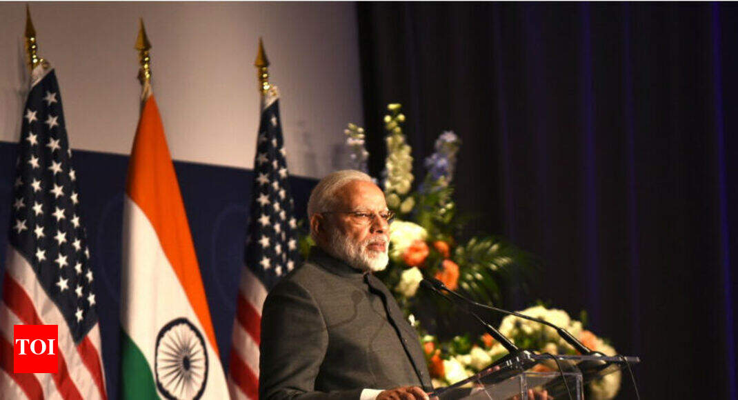 Modi in US: Claiming global support Modi talks tough — via Attock — on ...