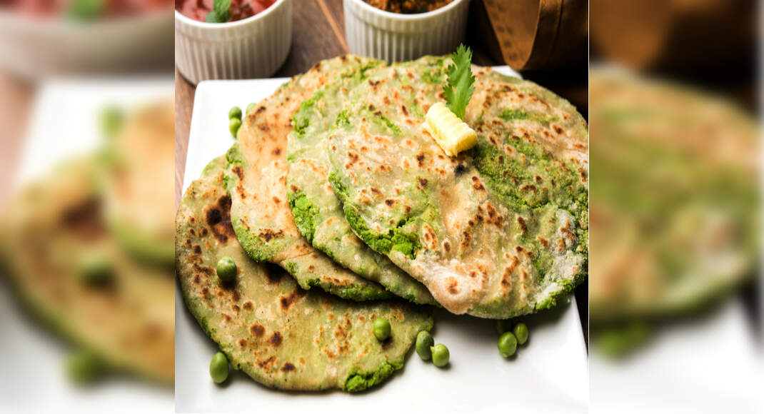 Green Pea Paratha Recipe: How to Make Green Pea Paratha Recipe ...