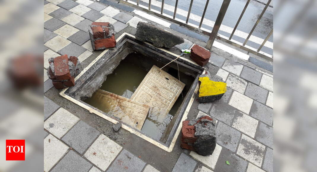 plastic manhole covers - Times of India
